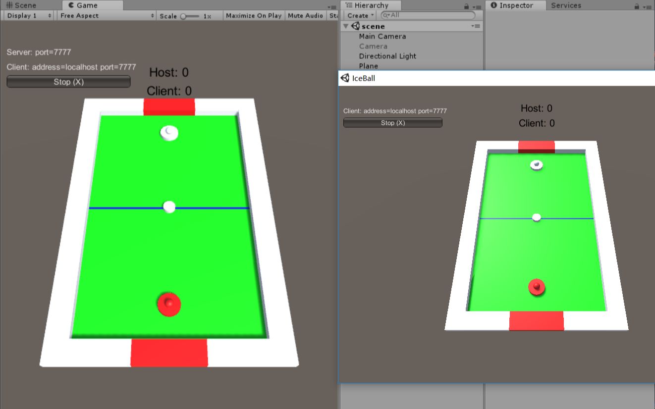 Unity3d之联机冰球对战