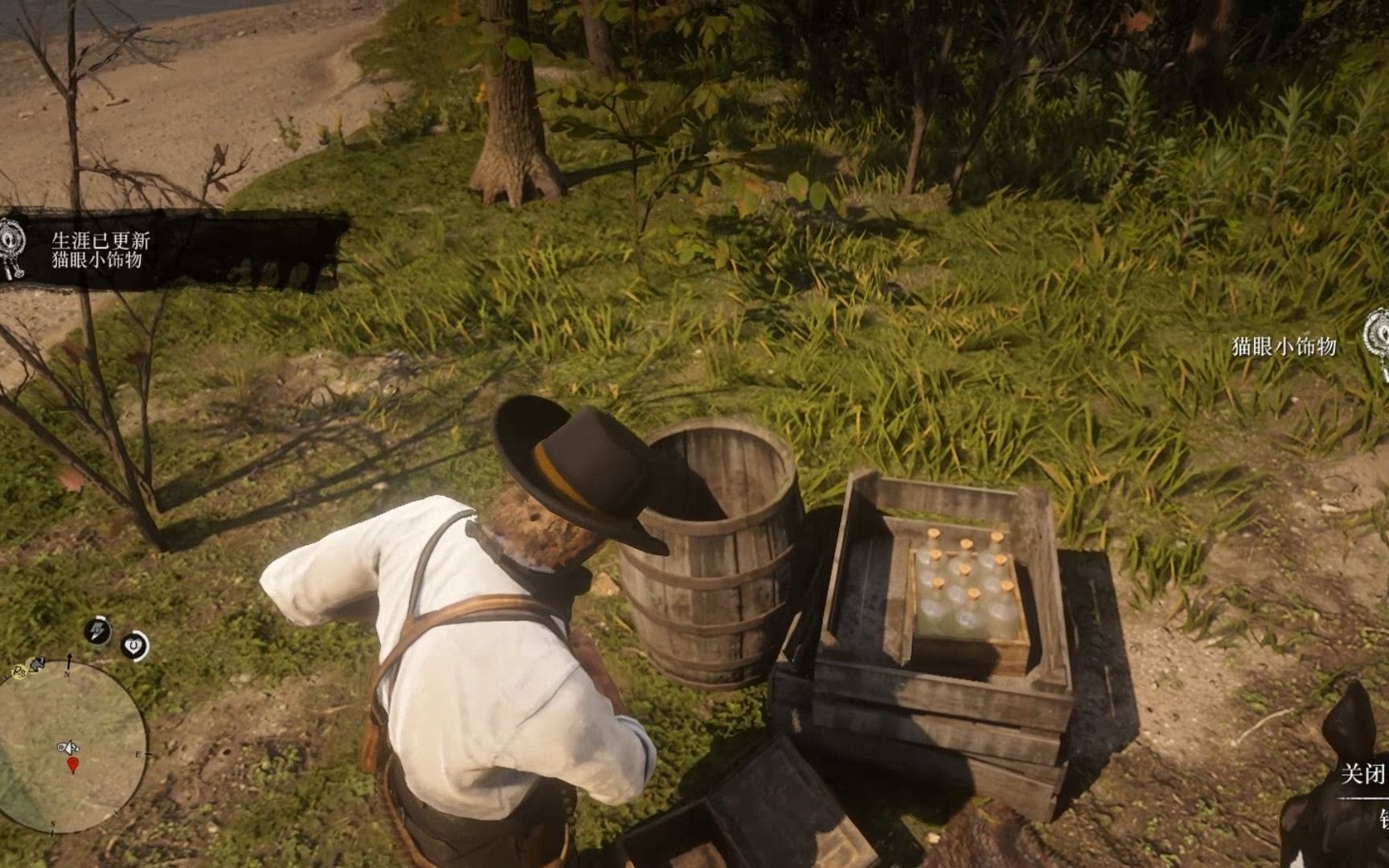 荒野大镖客2 开局就能白嫖的3件小饰物 鲨鱼牙 鹰爪 猫眼