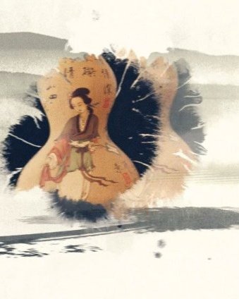 美!葫芦上竟然也能作画点。