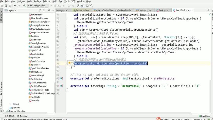 Spark全套教程之大数据:第233讲,Executor开始执行task-Shuff