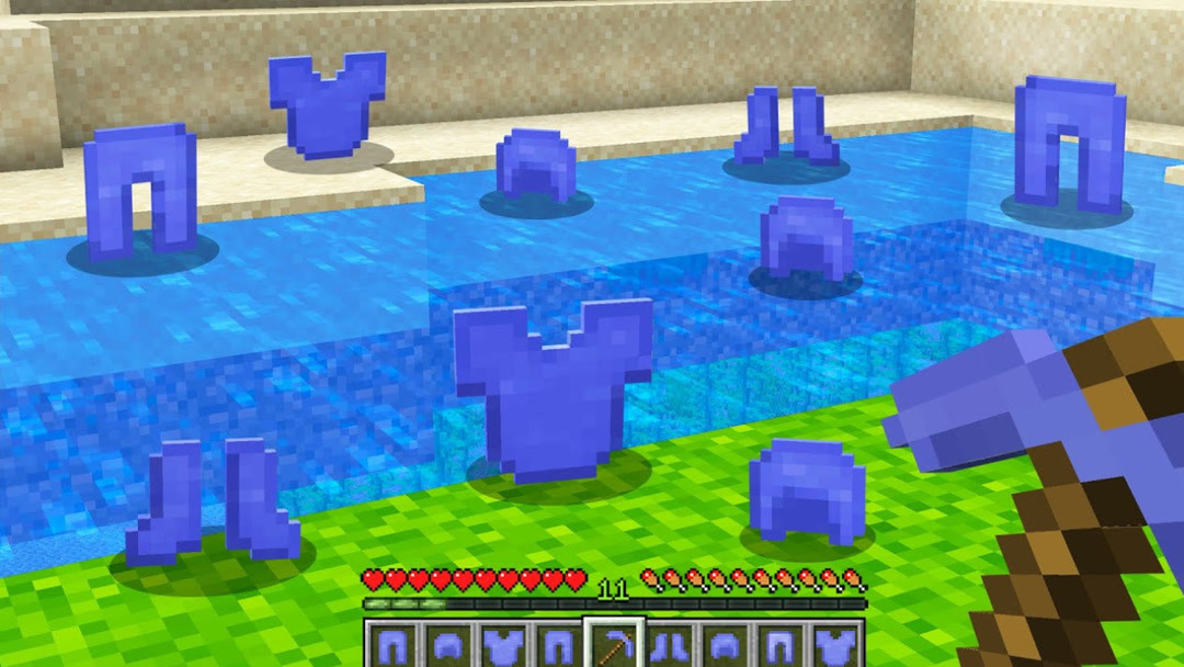 游游解说我的世界：小游用水桶制作装备？