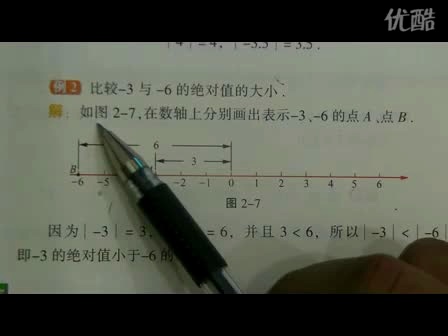 初一数学 2.3绝对值与相反数 绝对值视频讲解 A27A0231