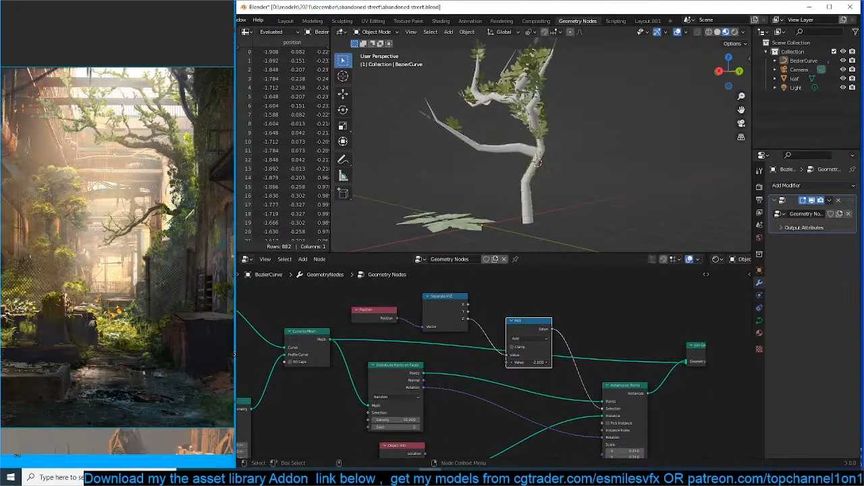 blender -视觉传达-概念场景设计到完成流程学习