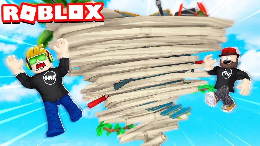 Roblox自然灾害模拟器!多重灾难风暴变成龙卷风?