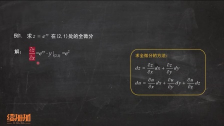 高数知识点:全微分