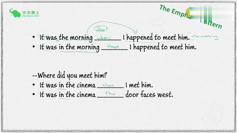 定语从句与强调句以及同位语从句的区分