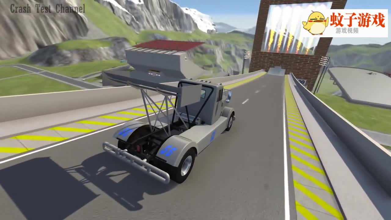 车祸模拟:超强撞击,时速20公里!