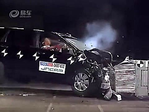 2008款 本田 奥德赛日本自動車事故対策機構碰撞测试