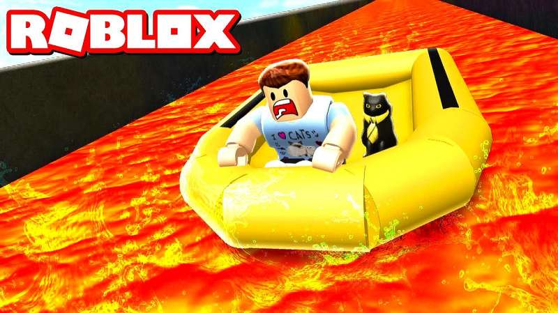 Roblox岩浆模拟器!和洪水比起来岩浆才是真考验!咯咯多解说