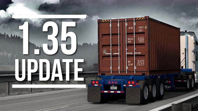 美国卡车模拟,1.35更新,可玩性更高了