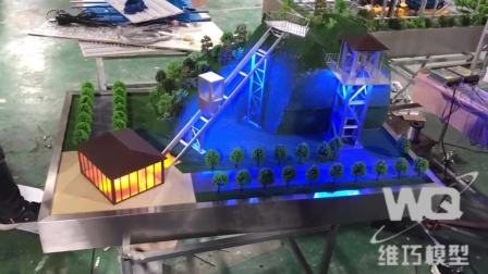 景区观光电梯动态演示沙盘模型