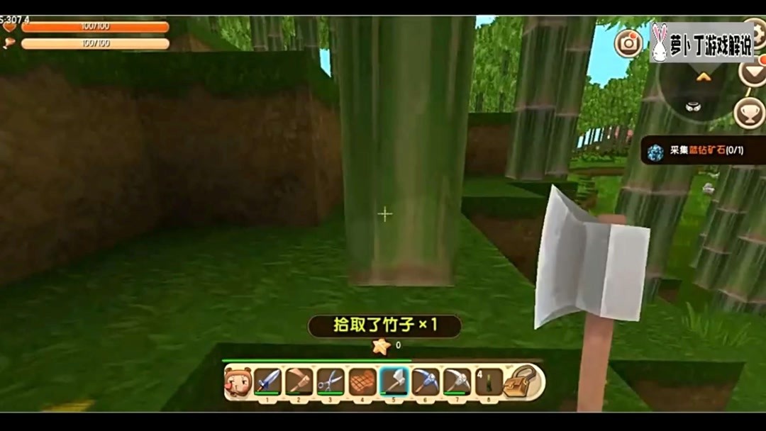 迷你世界:新居竹栅栏和竹栅栏门搭建搭的怎么样呢?