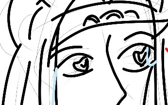 [指绘]当一位不会画画的女生画指绘时