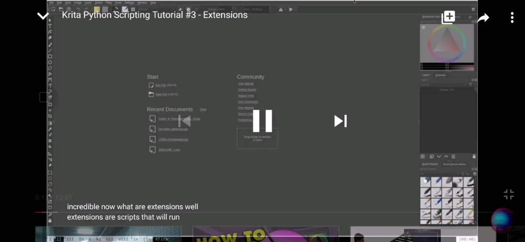 【krita】python 3 插件编程来哇～快活～