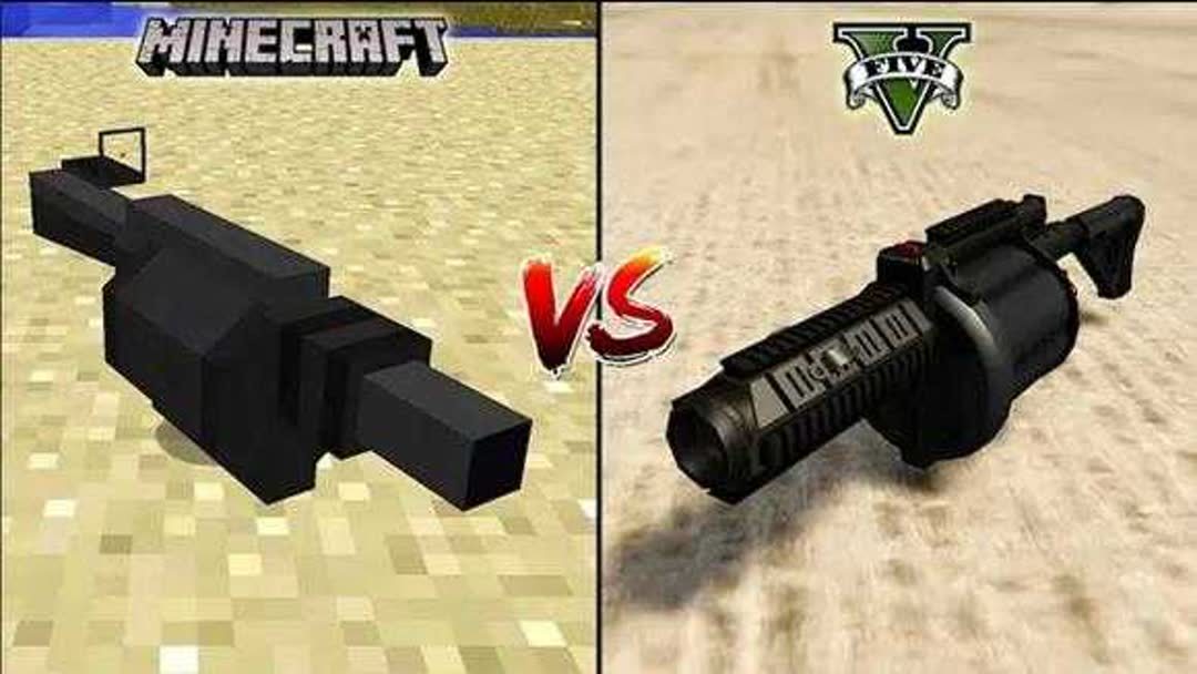 我的世界榴弹发射器 VS GTA5榴弹发射器 那个性能更好呢?