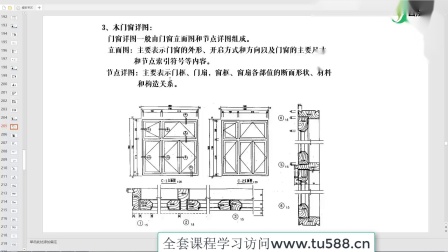 建筑识图自学大全建筑识图入门基础知识建筑施工图设计