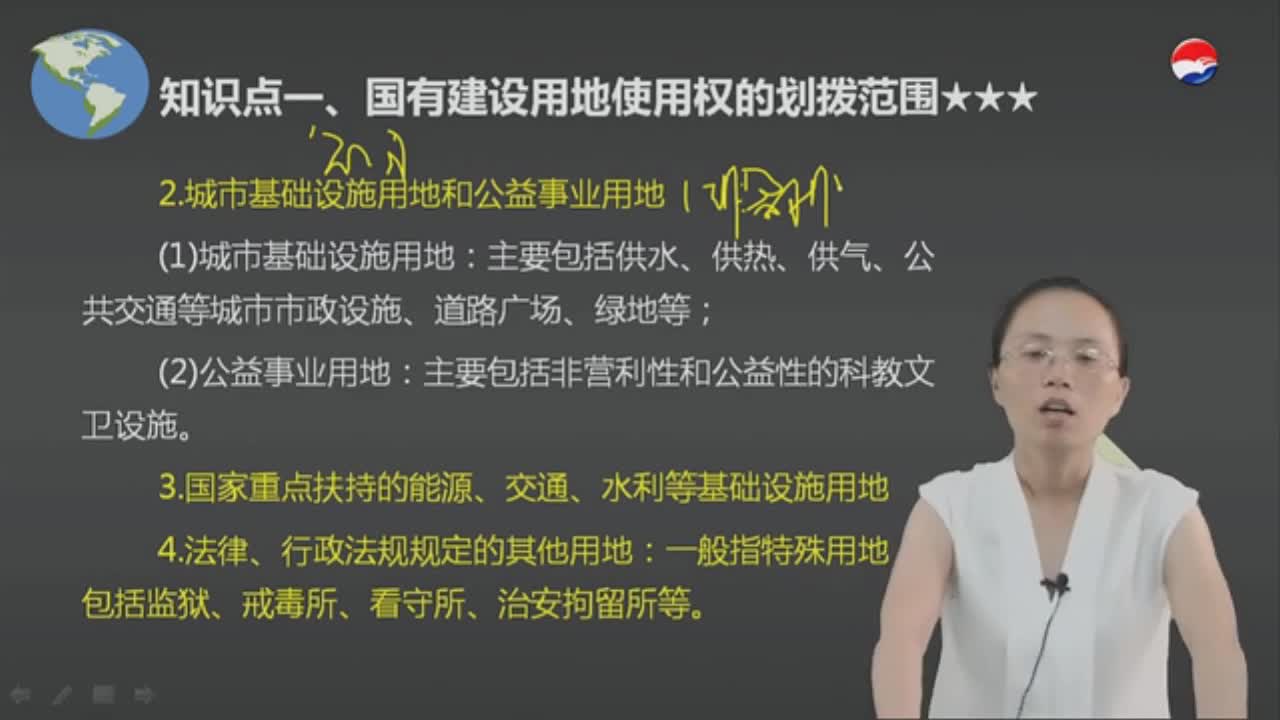 ...经济师《中级房地产经济专业知识与实务》国有建设用地使用权的划拨