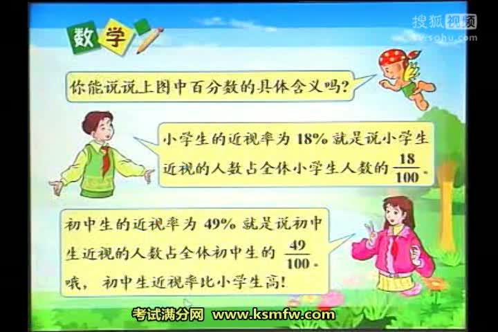 人教数学6上-5、百分数之百分数的意义与写法人教版小学数学六年级...
