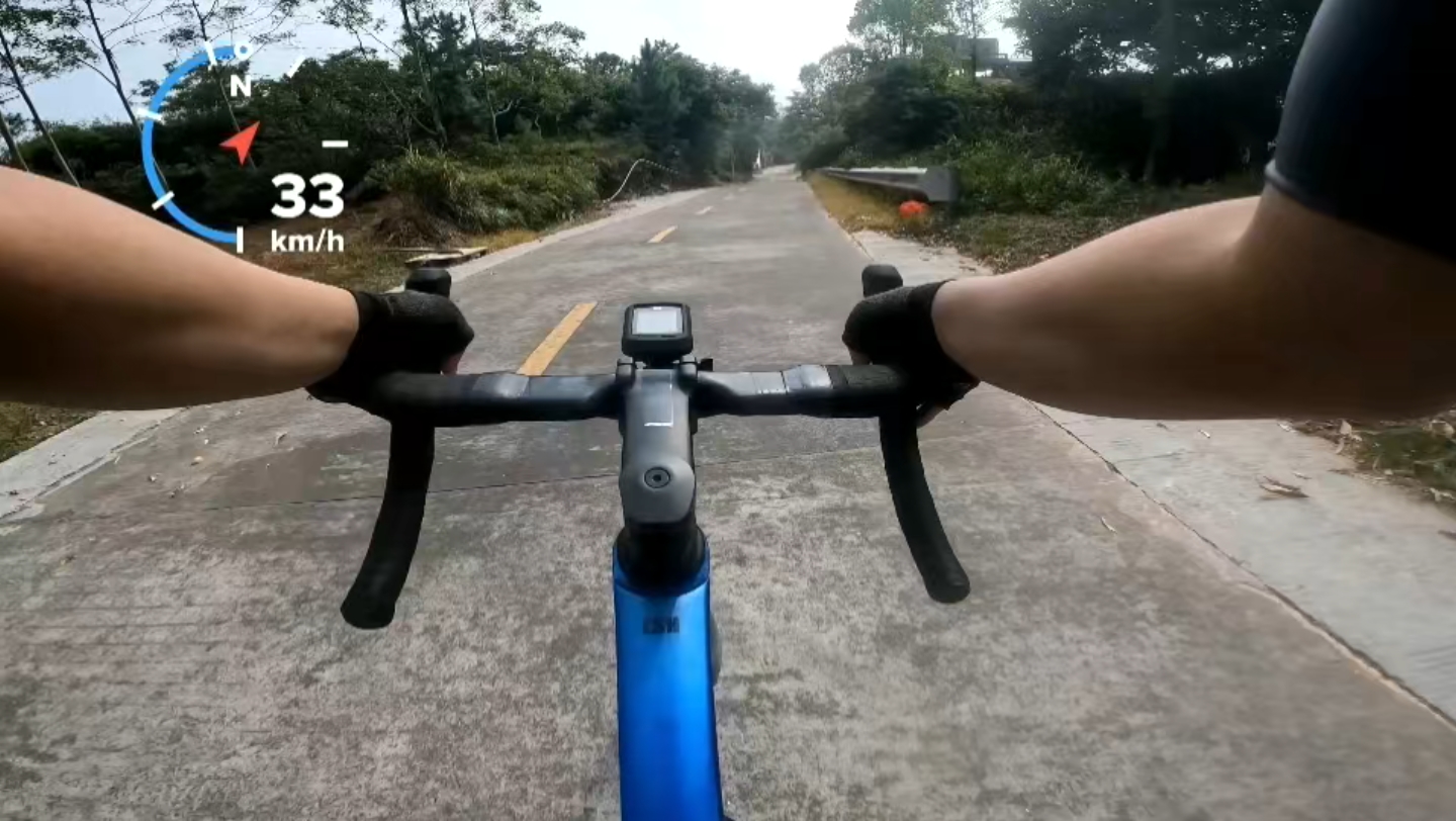 自行车竞速还是满快乐的。