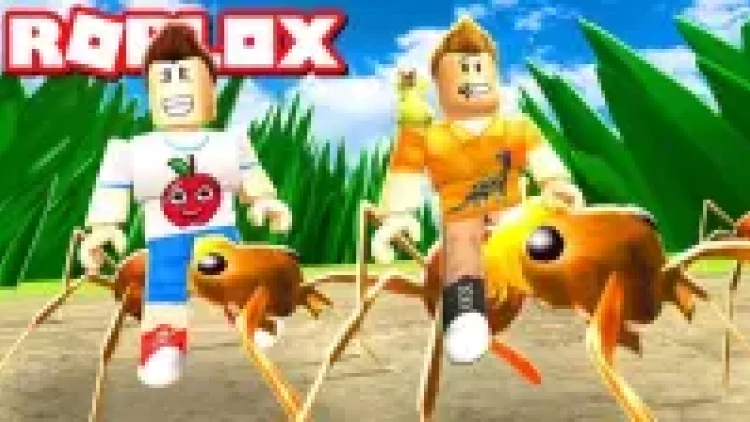 小飞象解说✘Roblox蚂蚁模拟器 去别人家抢东西? 虫虫危机争夺食物! ...