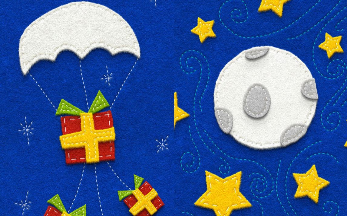 制作立体毛毡布折叠动物图片效果PS动作教程