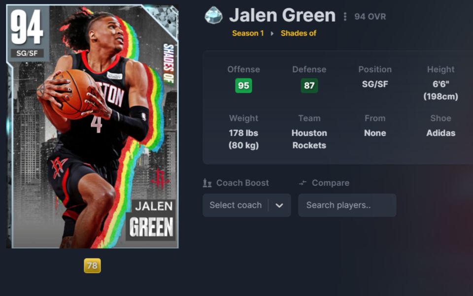 【NBA2K23】MT模式-试玩卡片Jarlen Green杰伦格林-三威胁演示