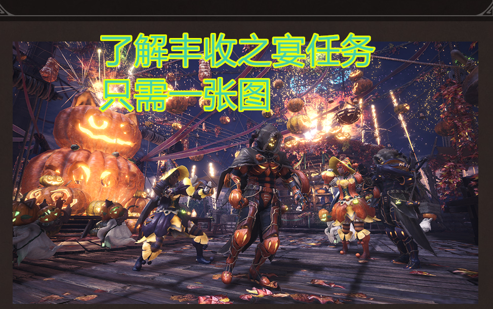 【未来】《怪物猎人世界》一张丰收之宴活动任务表(挑战任务见简介)