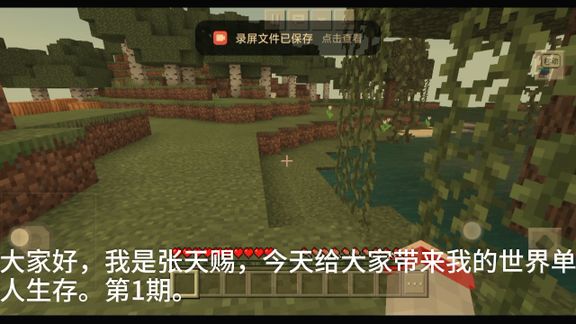 我的世界:单人生存困难模式第1集。
