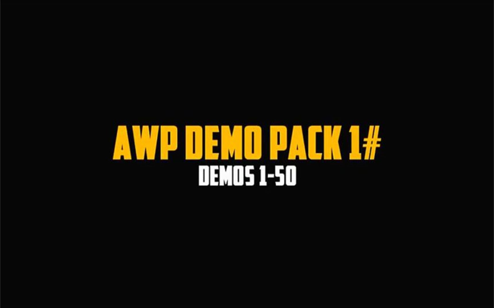 【CS1.6经典重温】AWP五十个精彩击杀镜头