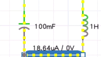 利用circuit模拟LC振荡电路