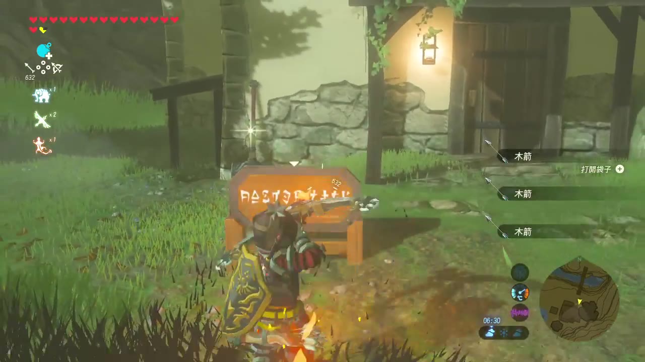 NS 薩爾達傳說 荒野之息 速刷木箭