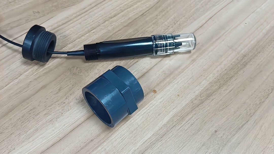 「佑富」PH计与ORP探头配套的安装底座使用方法