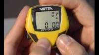 VETTA自行车有线码表RT77设置操作使用视频
