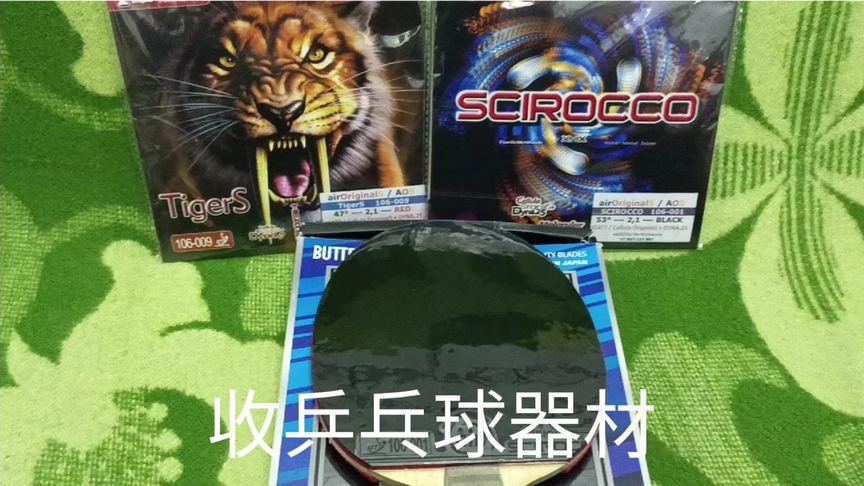 蝴蝶维斯卡利亚 搭配罗西 老虎套胶