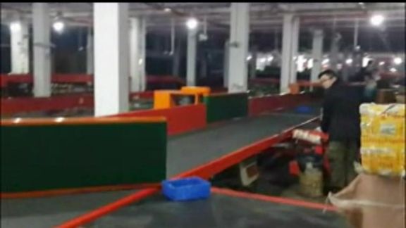 工业之美——自动分拣系统测试现场