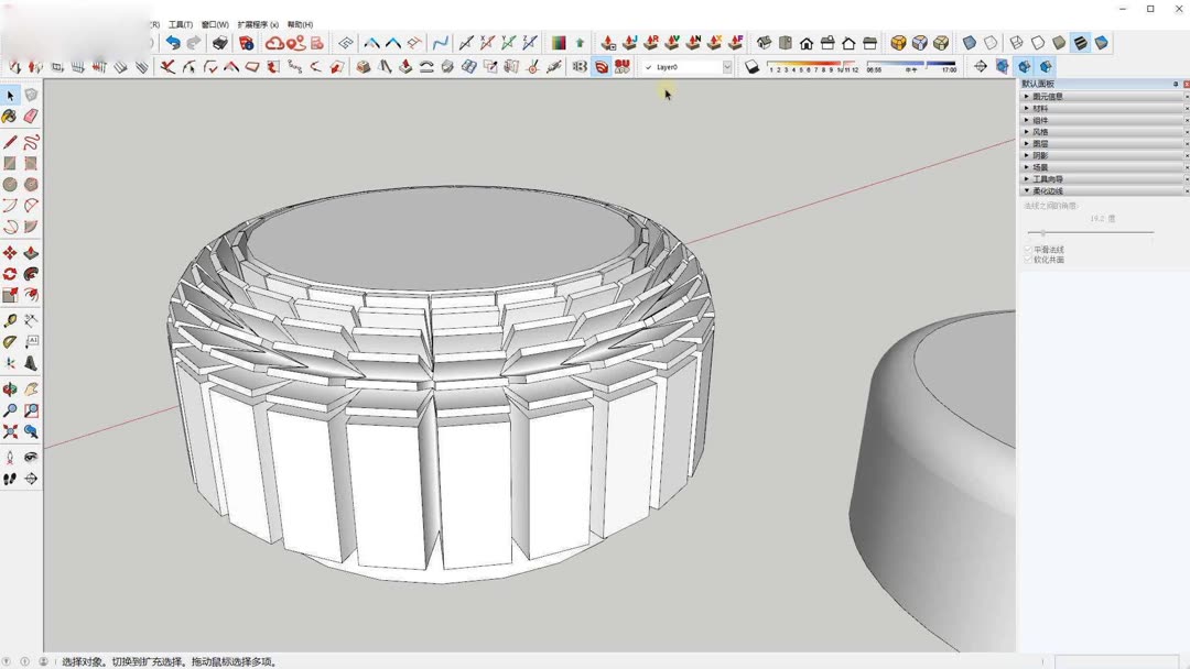 sketchup超级推拉插件