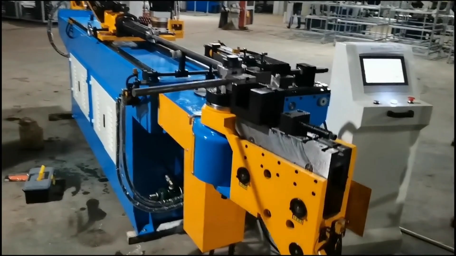 伺服全自动弯管机,三维数控弯管机视频,钢管折弯机