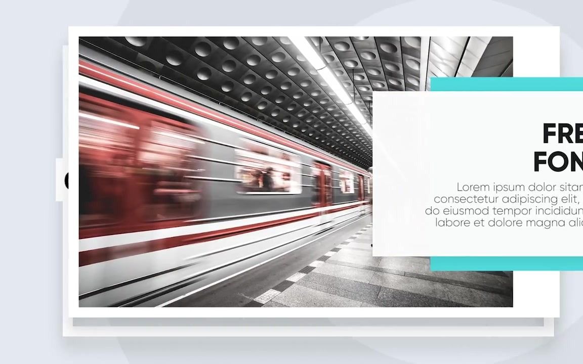 品牌首映或广告宣传幻灯片Pr模板