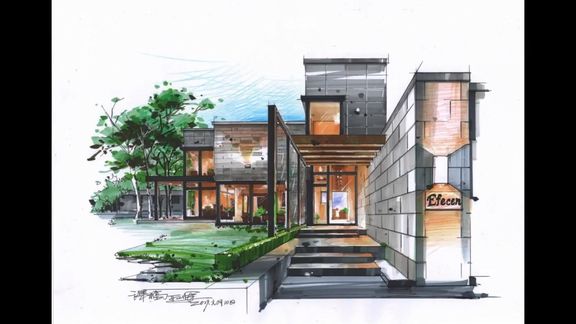 设计表现---马克笔