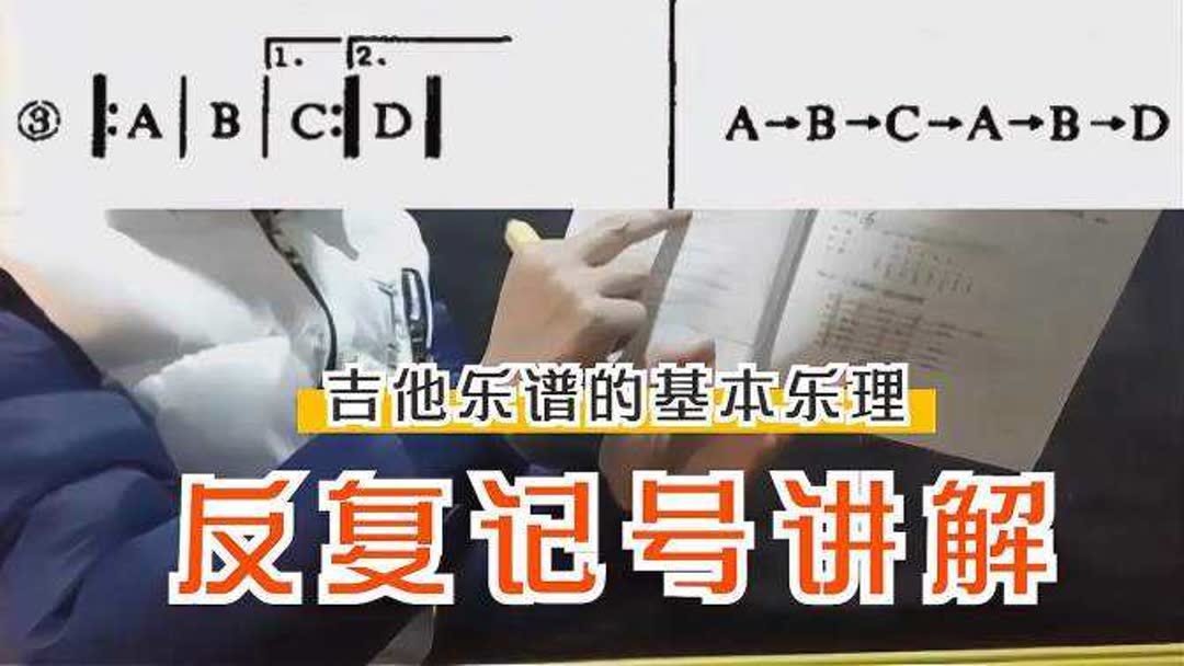 吉他乐谱基础乐理,段落记号的作用,D.S记号和Fine的作用!