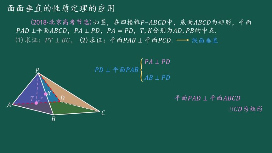 高中数学必修2-平面与平面面面垂直的性质定理的应用(基础)