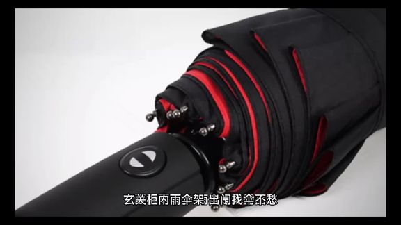 玄关柜内雨伞架,出门找伞不愁,居家收纳,你学会了吗?