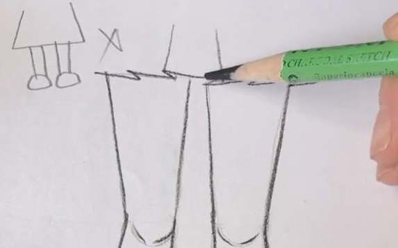 【绘画】手绘动漫人物腿部画法,终于不用画火柴棍啦!绘画教程