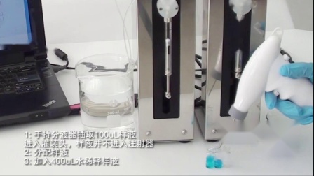 注射泵液体稀释演示