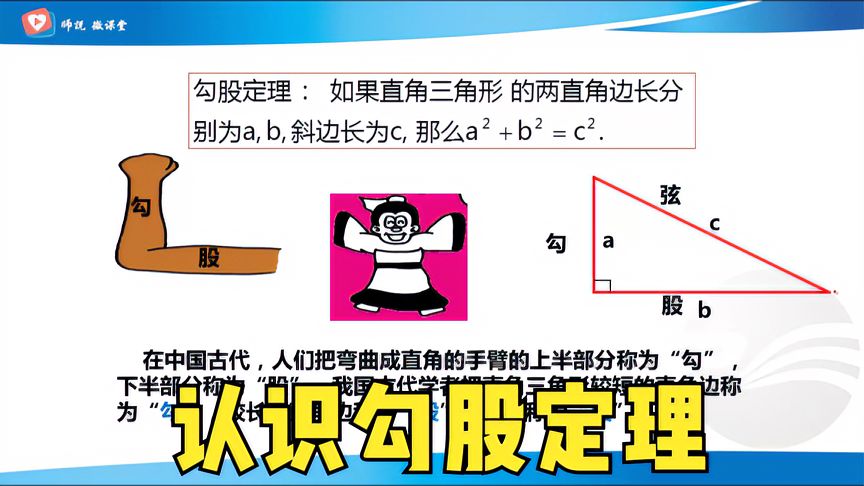 重点讲解,认识勾股定理