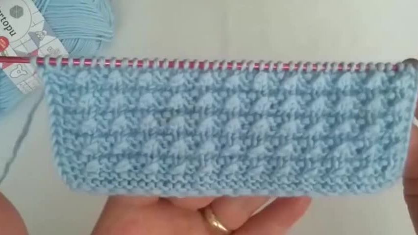 棒针编织花样图案!简单好搭配!详细教程!