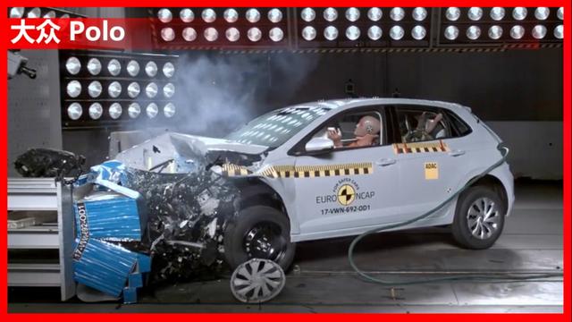 大众经典小车Polo碰撞测试,安全性能到底如何?