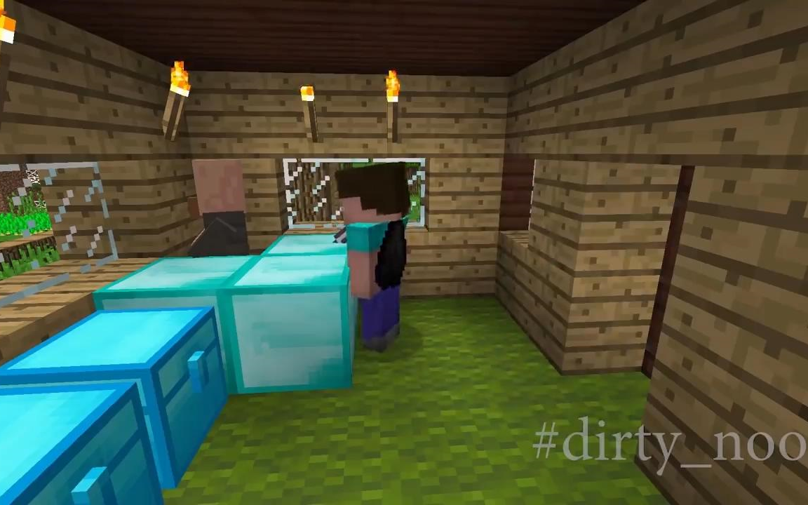 我的世界:如何在家里快速找到钻石!这谁能想到?