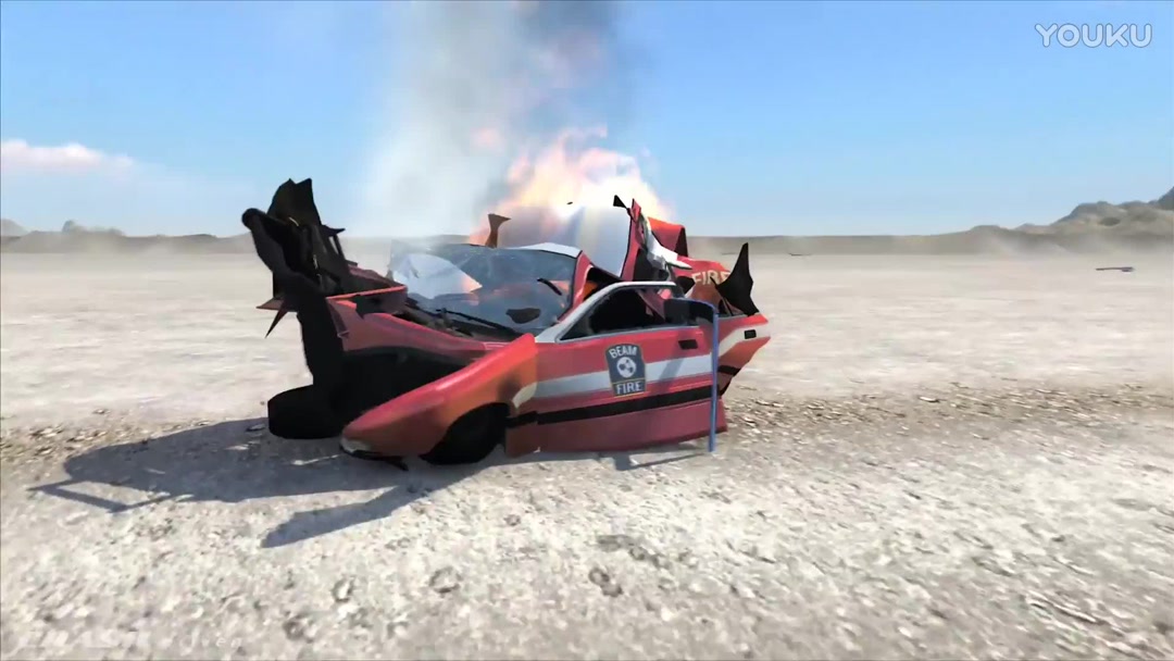 BeamNG模拟汽车碰撞摧毁