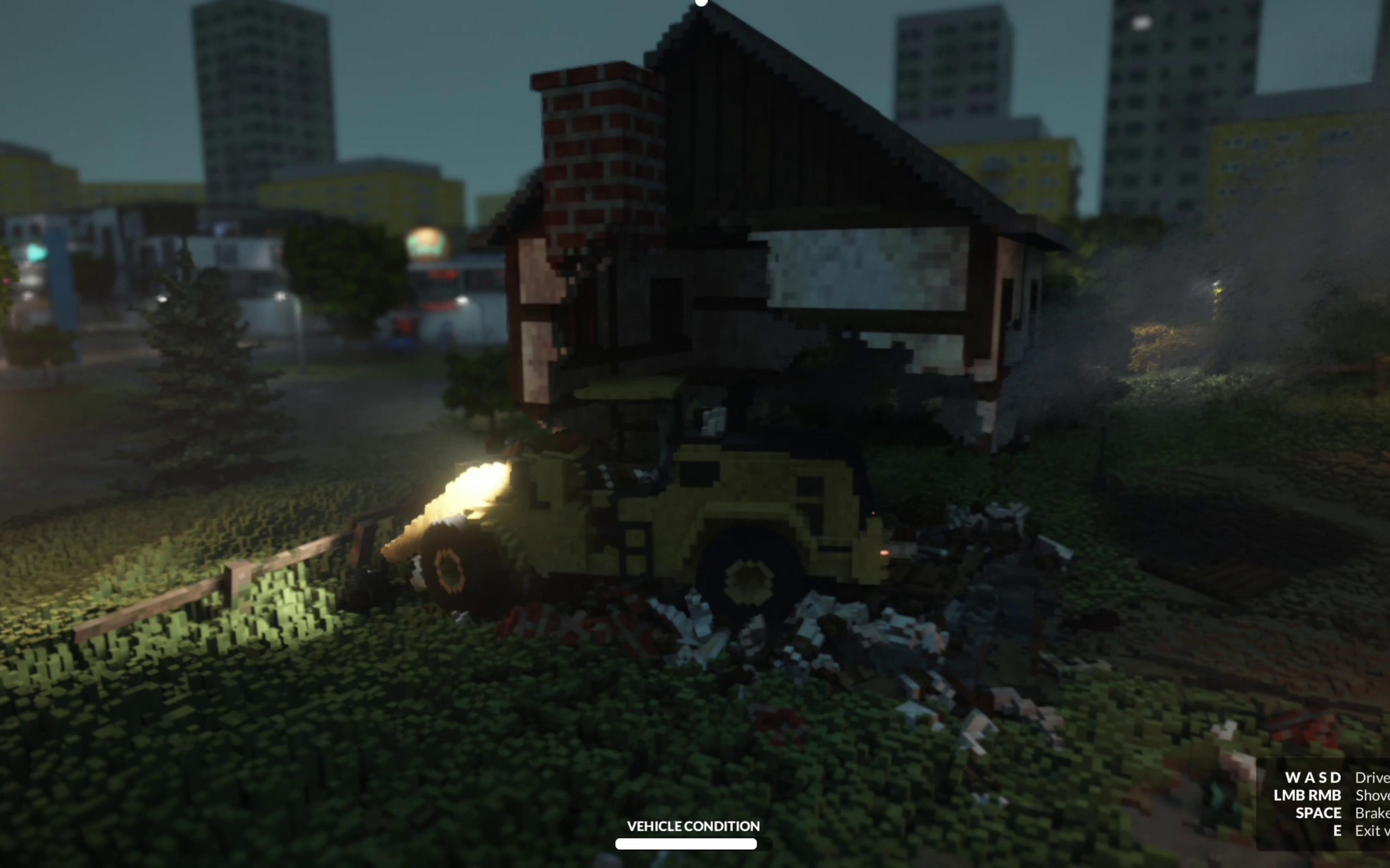 拆迁模拟器[第一章] 小车车撞大楼 结果把人家文化遗产给拆了